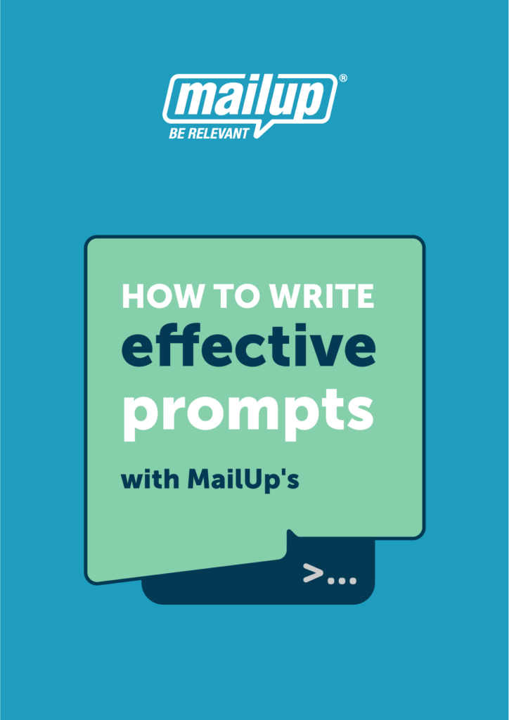 Create Emails with MailUp's Artificial Intelligence Mailup Official Site